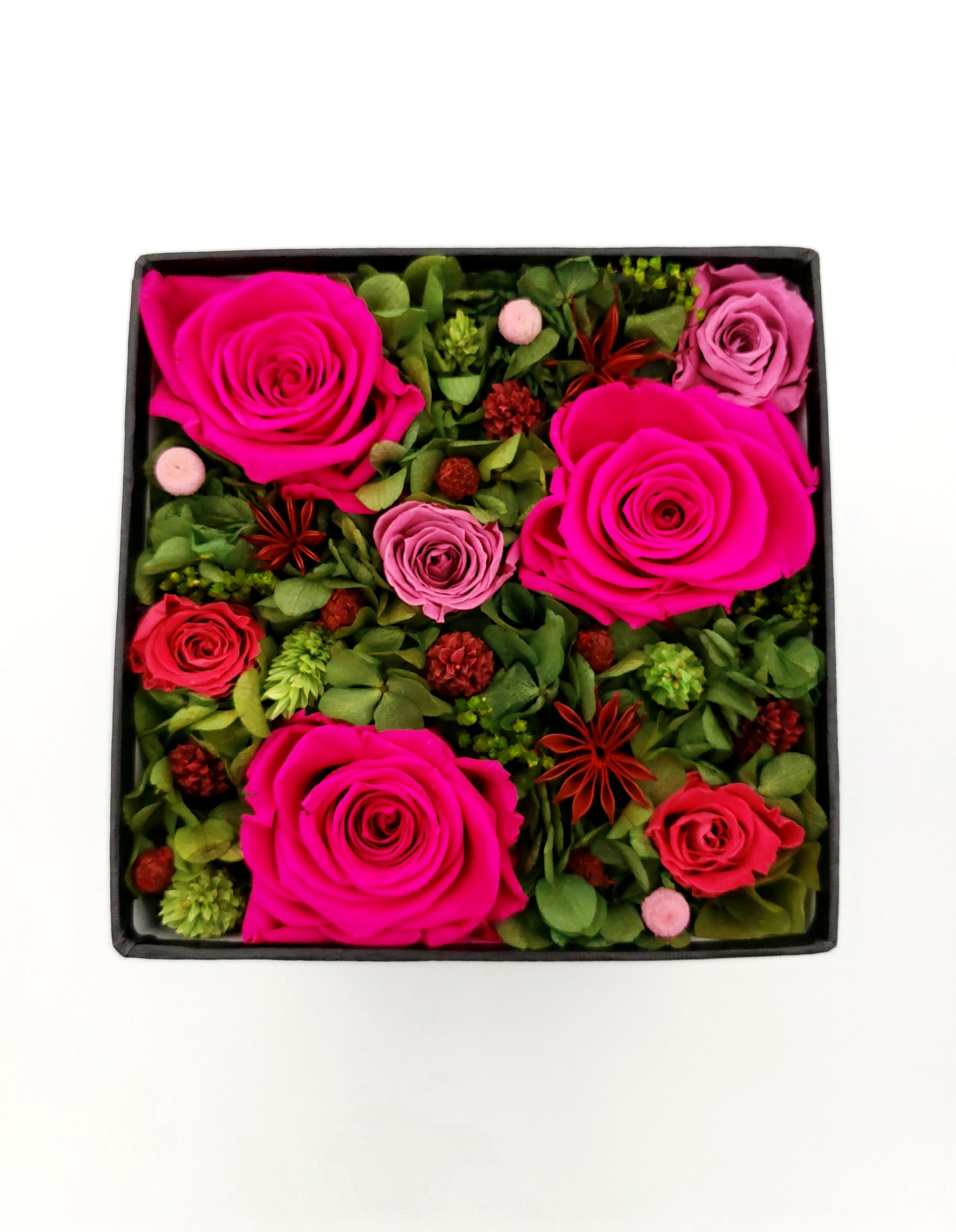 “Forever” Preserved Roses Arrangements – Square Box – Nationwide ...